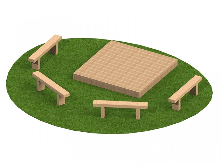 Staged Seating Area - Playscape