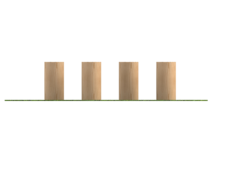 Stepping Logs - 8 Inch - Playscape